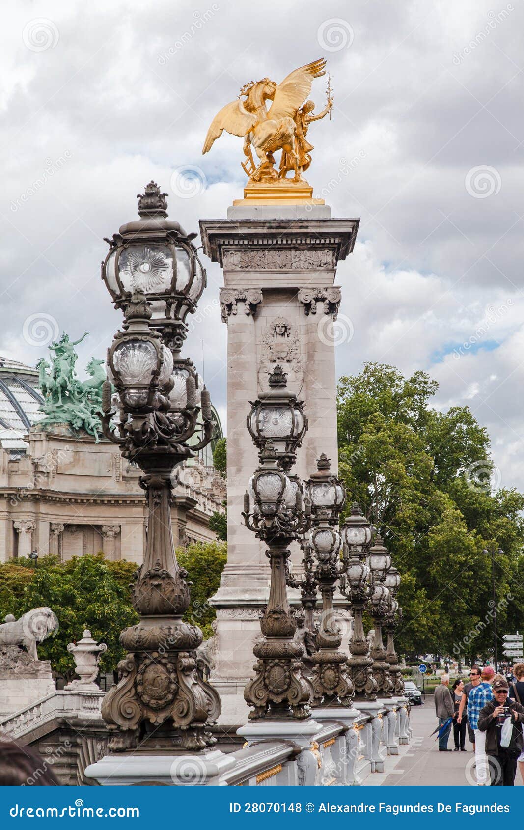 Alexander III Bridge Paris France Editorial Stock Photo - Image of ...