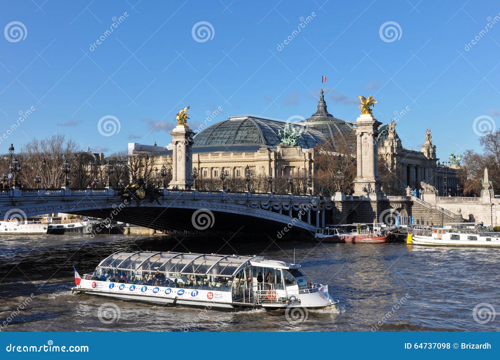 Alexander III Bridge, Paris, France Editorial Stock Photo - Image of ...