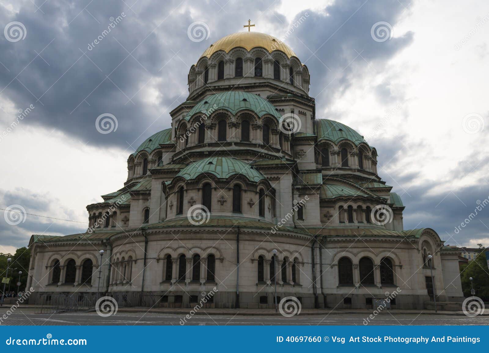 Alexander Nevski Cathedral, Bulgaria Stock Photo - Image of colour ...