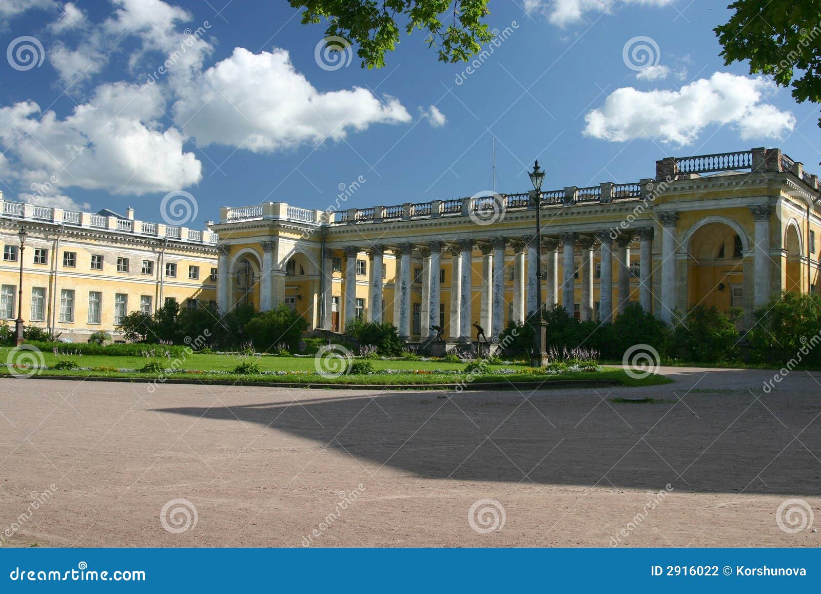 Alexander Palace in Tsarskoye Stock Photo - Image of russia, petersburg ...