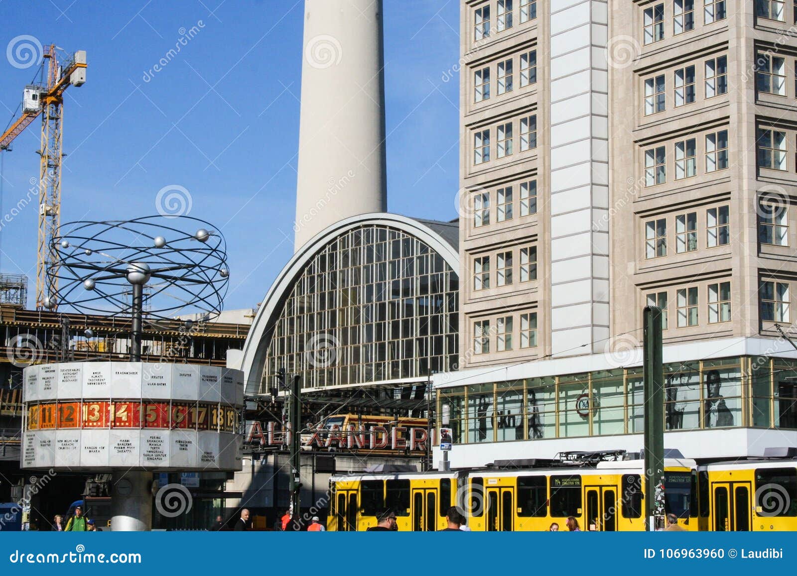 Alexander Platz imagen editorial. Imagen de turismo - 106963960