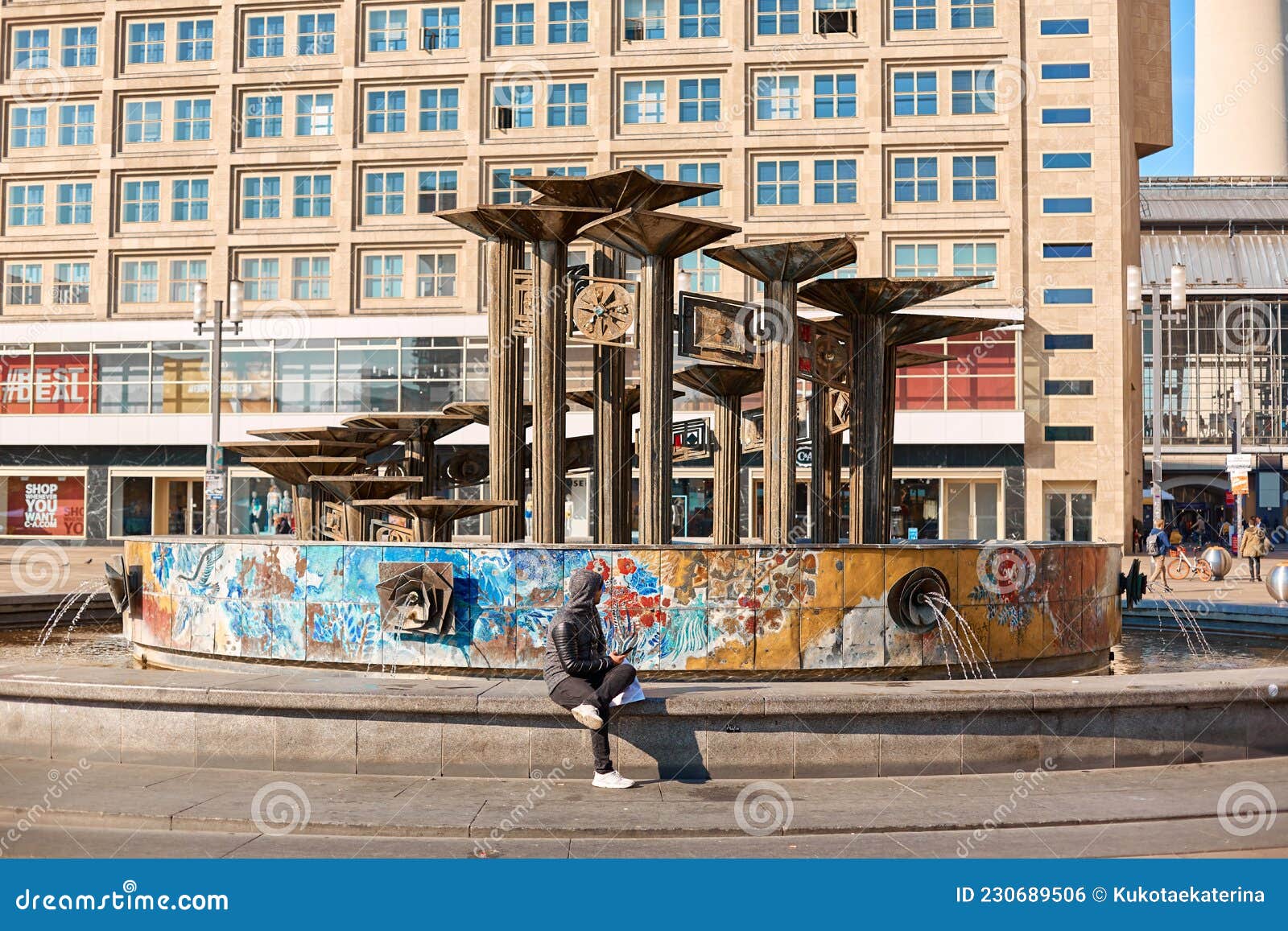 Alexander Platz Berlin`s Central City Square. Berlin, Germany Editorial ...