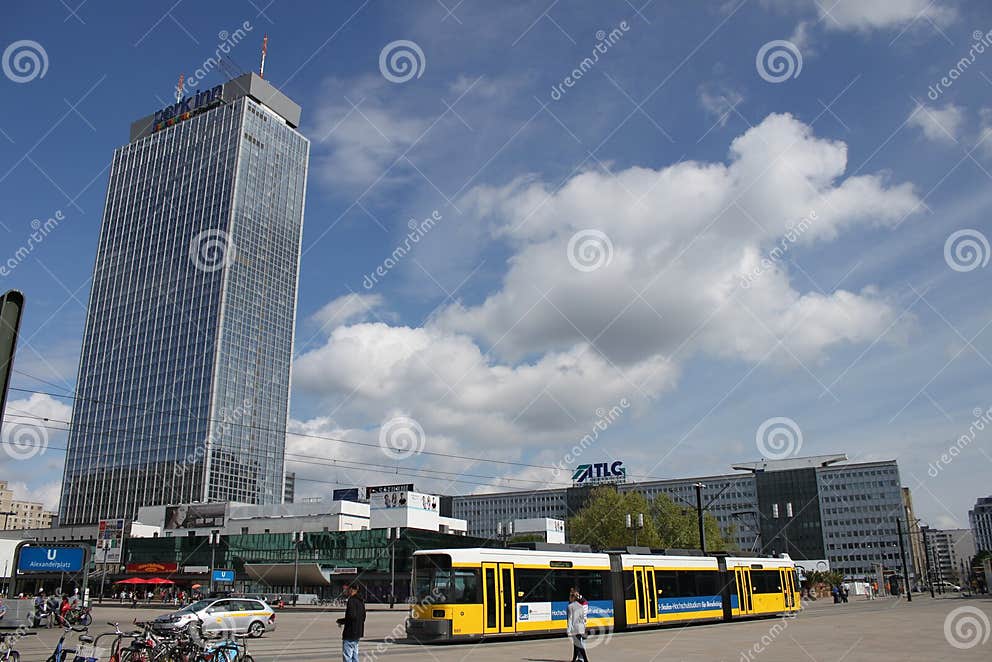 Alexander Platz in Berlin editorial photography. Image of citylife ...
