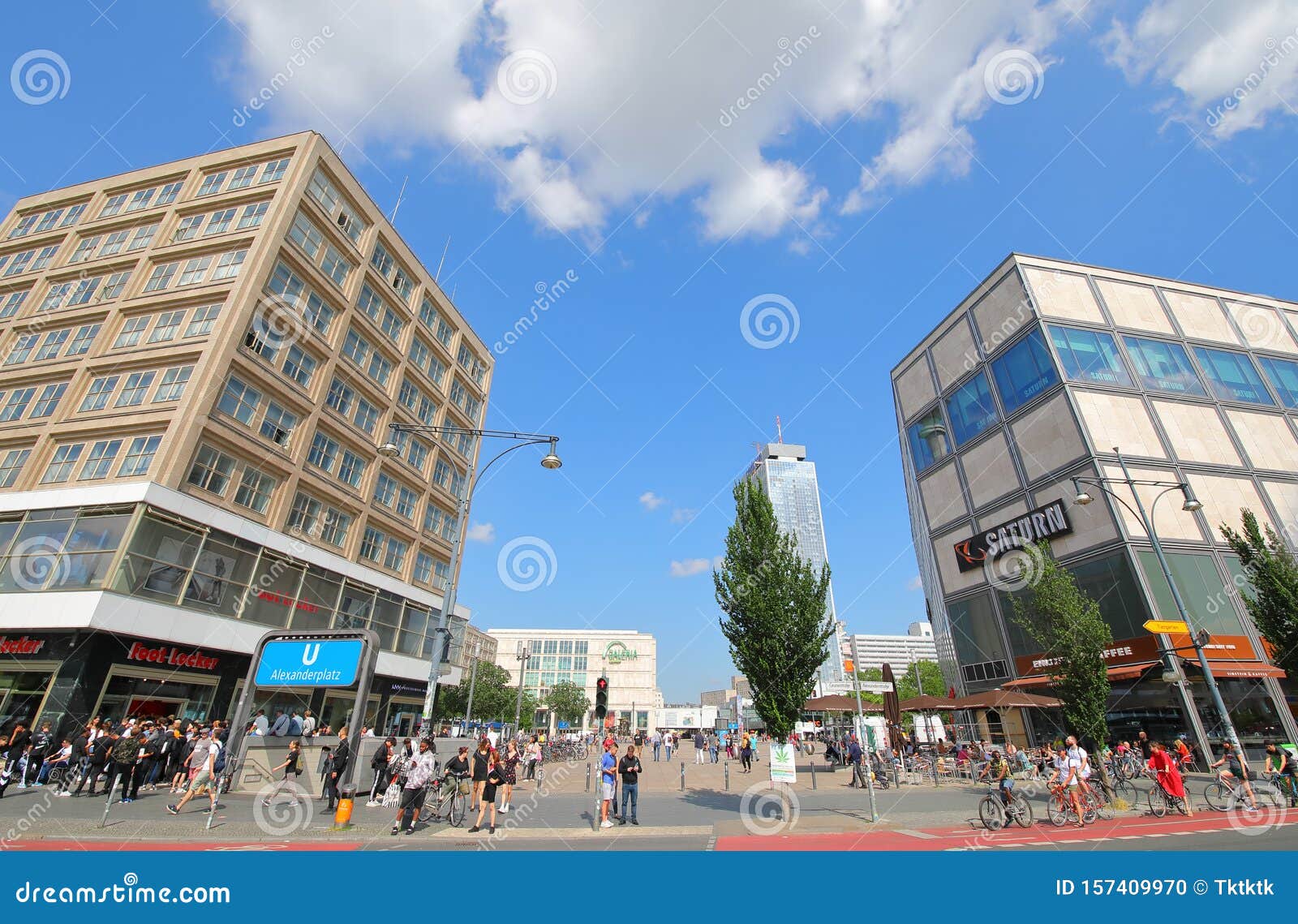 Alexanderplatz Square Cityscape Berlin Germany Editorial Image - Image ...