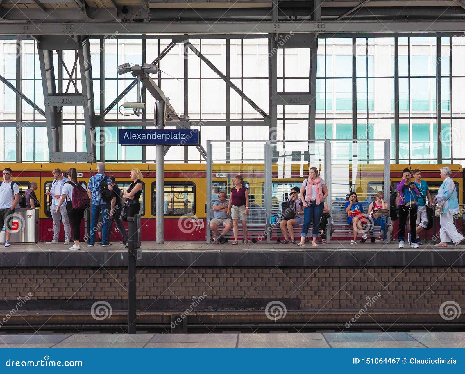 Alexanderplatz Station in Berlin Editorial Photography - Image of town ...