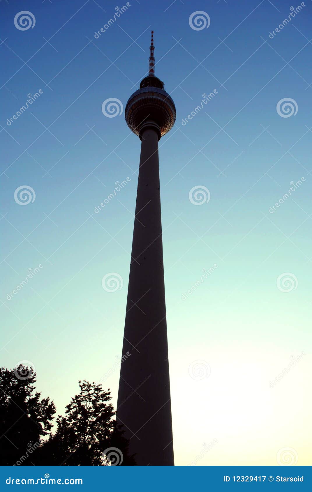 Alexanderplatz Tower stock image. Image of summer, tower - 12329417