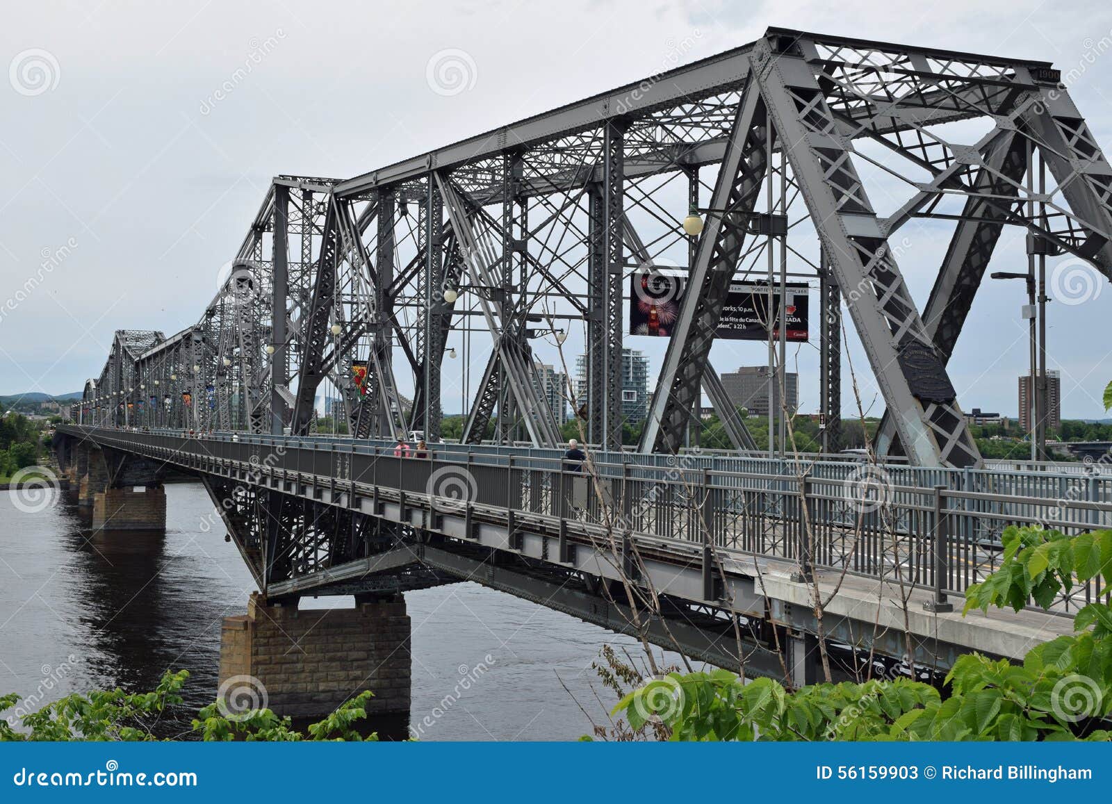 Alexandra Bridge, Ottawa, Ontario, Canada Fotografia Stock Editoriale ...
