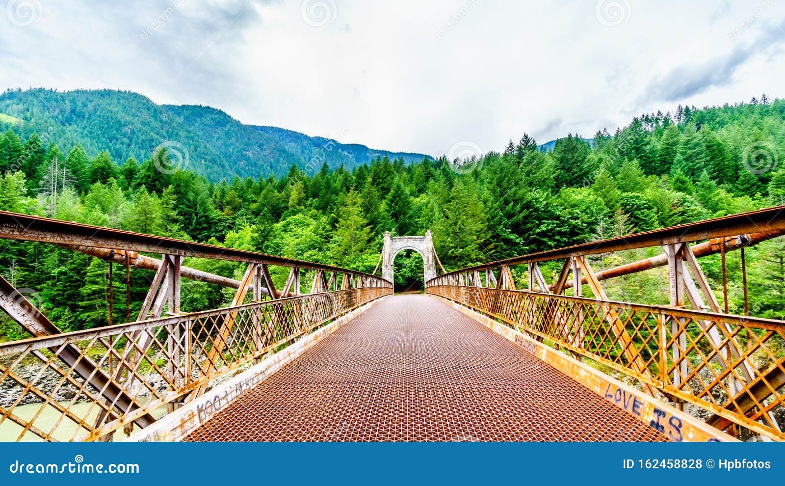 The Alexandra Bridge between Spuzzum and Hell`s Gate Along the Trans ...