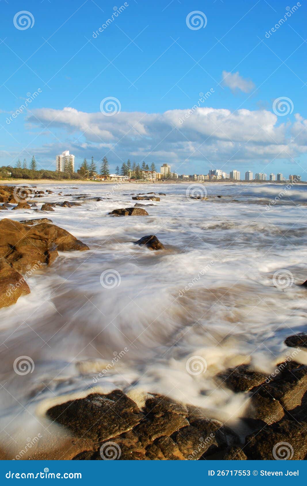 Alexandra Headland stock image. Image of cold, sunset - 26717553