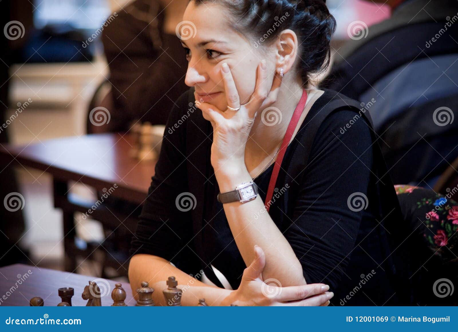 Alexandra Kosteniuk 3 editorial stock image. Image of table - 12001069