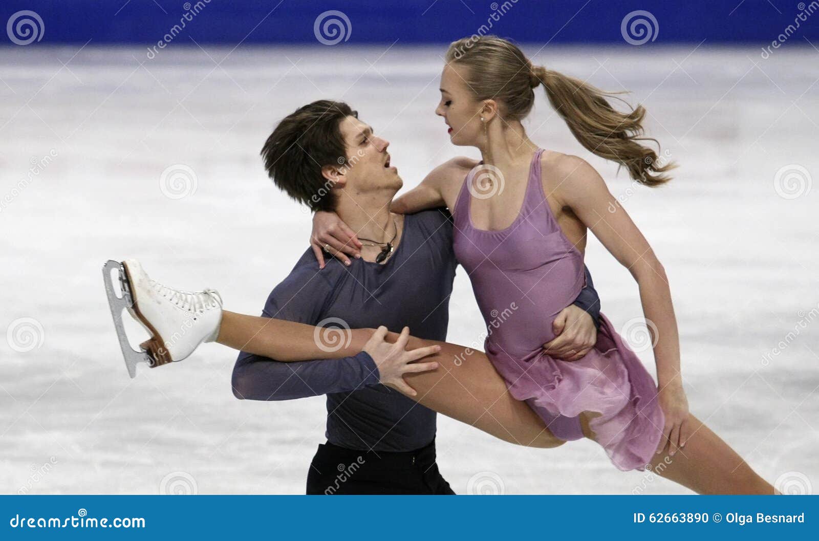 Alexandra STEPANOVA/Ivan BUKIN (RUS) Image éditorial - Image du ...