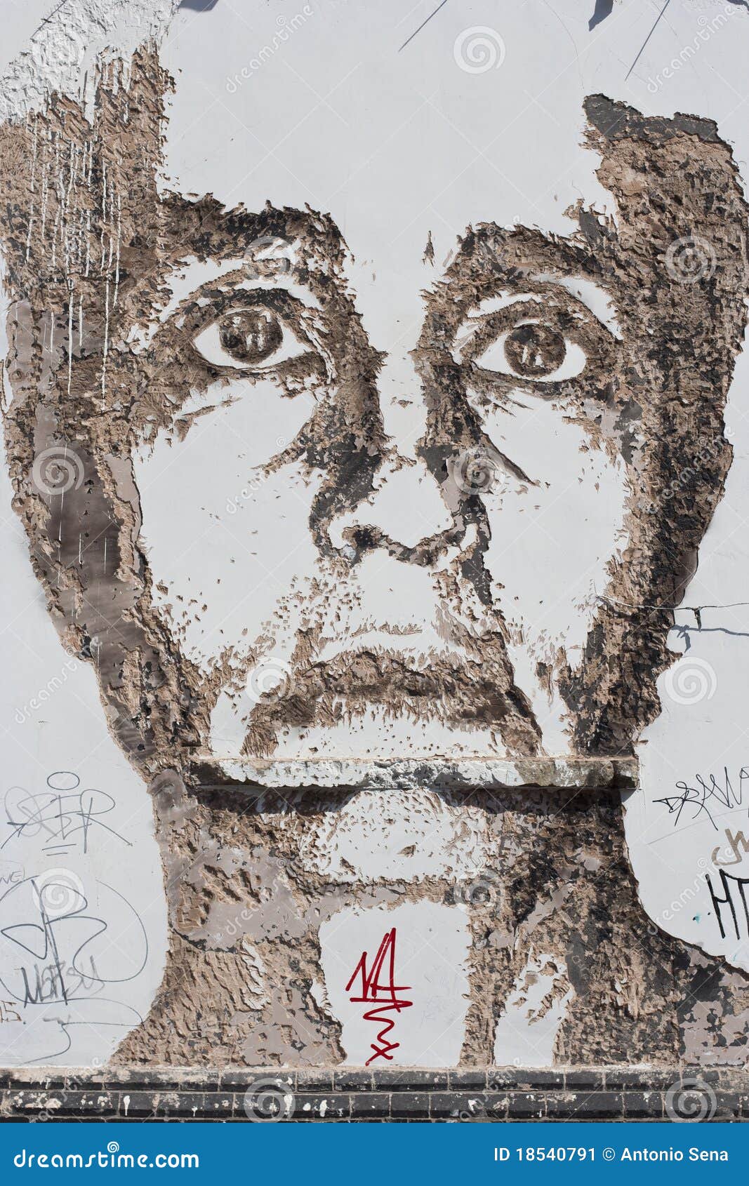 Alexandre farto vhils editorial photo. Image of outsiders - 18540791