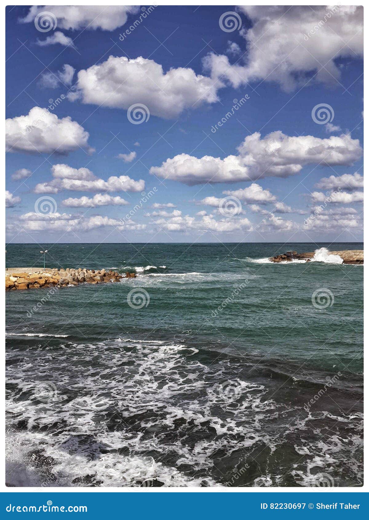 Alexandria beach stock image. Image of beach, waves, egypt - 82230697