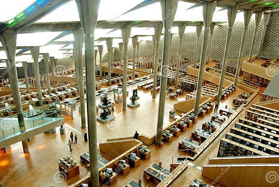 Alexandria Library editorial stock photo. Image of encyclopedia - 6092523