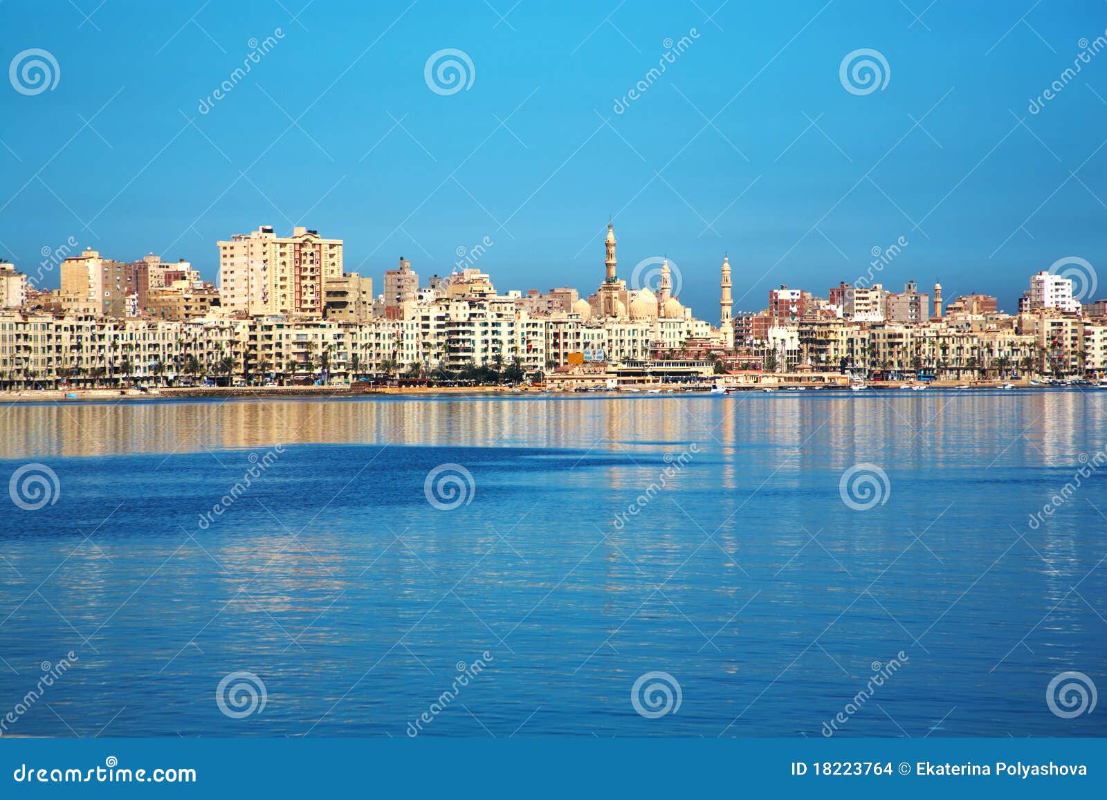 Alexandria view, Egypt stock photo. Image of africa, empire - 18223764