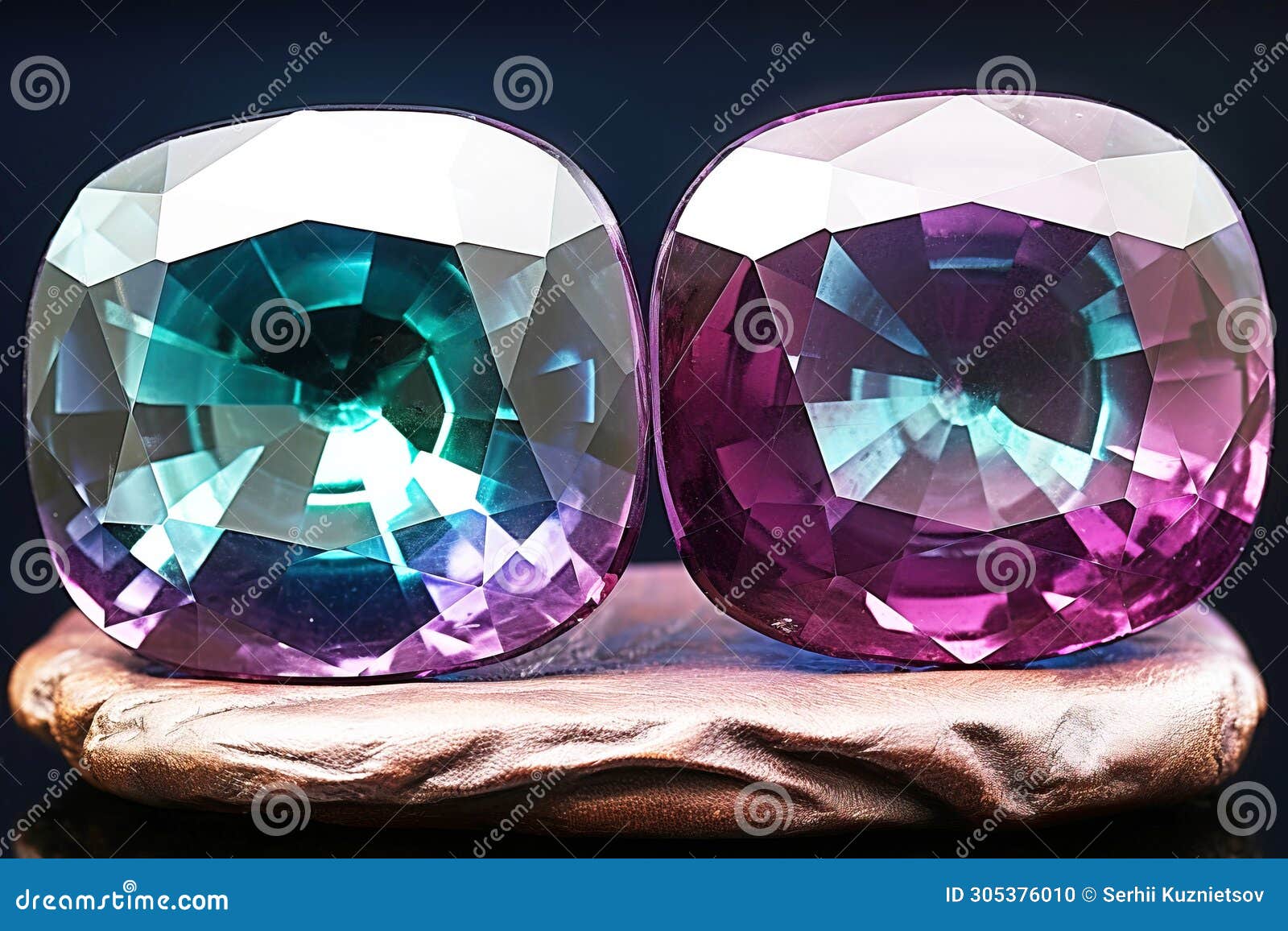 Alexandrite Stone On Dark Background Royalty-Free Stock Photography ...