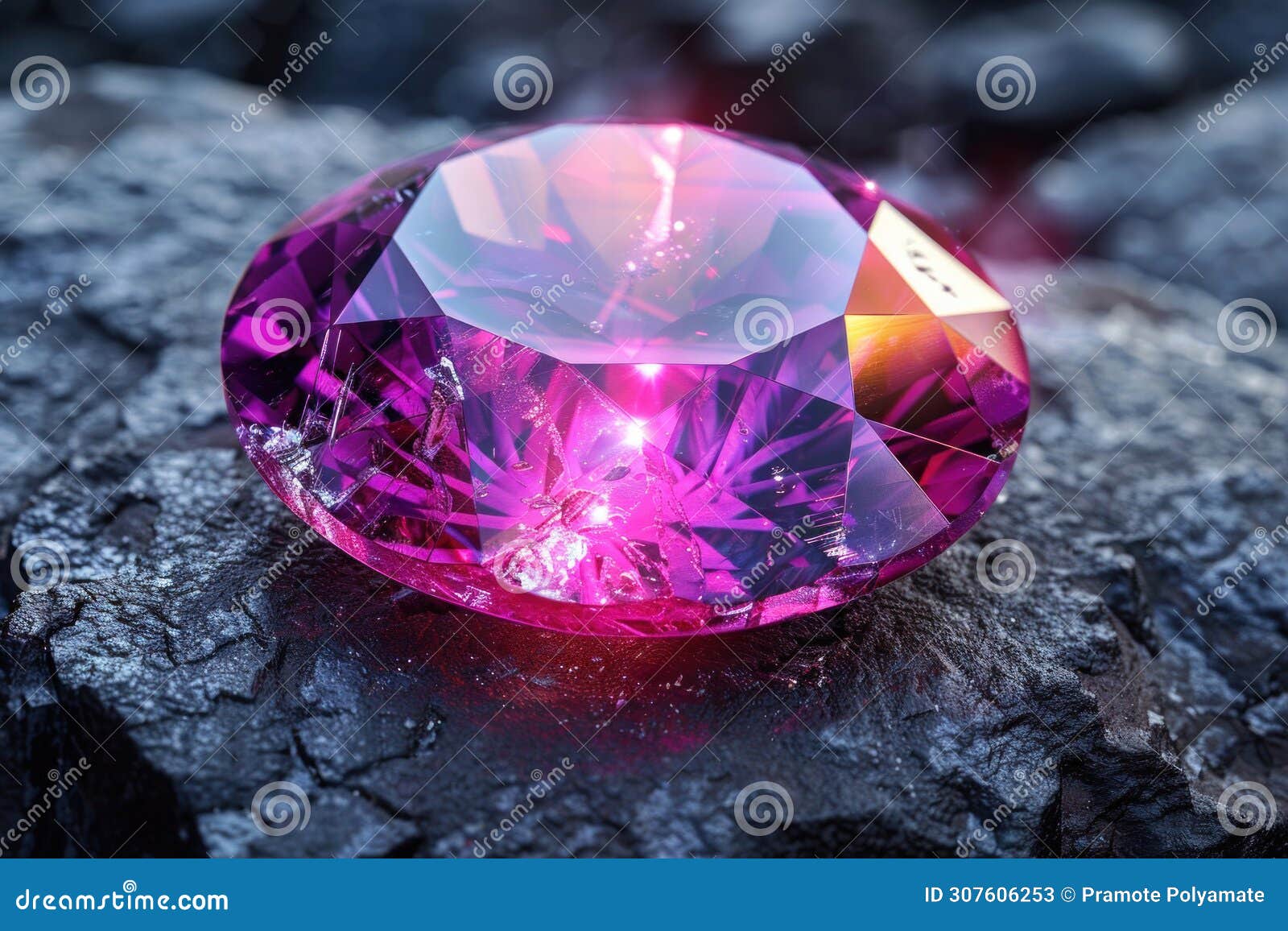 Alexandrite Stone On Dark Background Royalty-Free Stock Photography ...