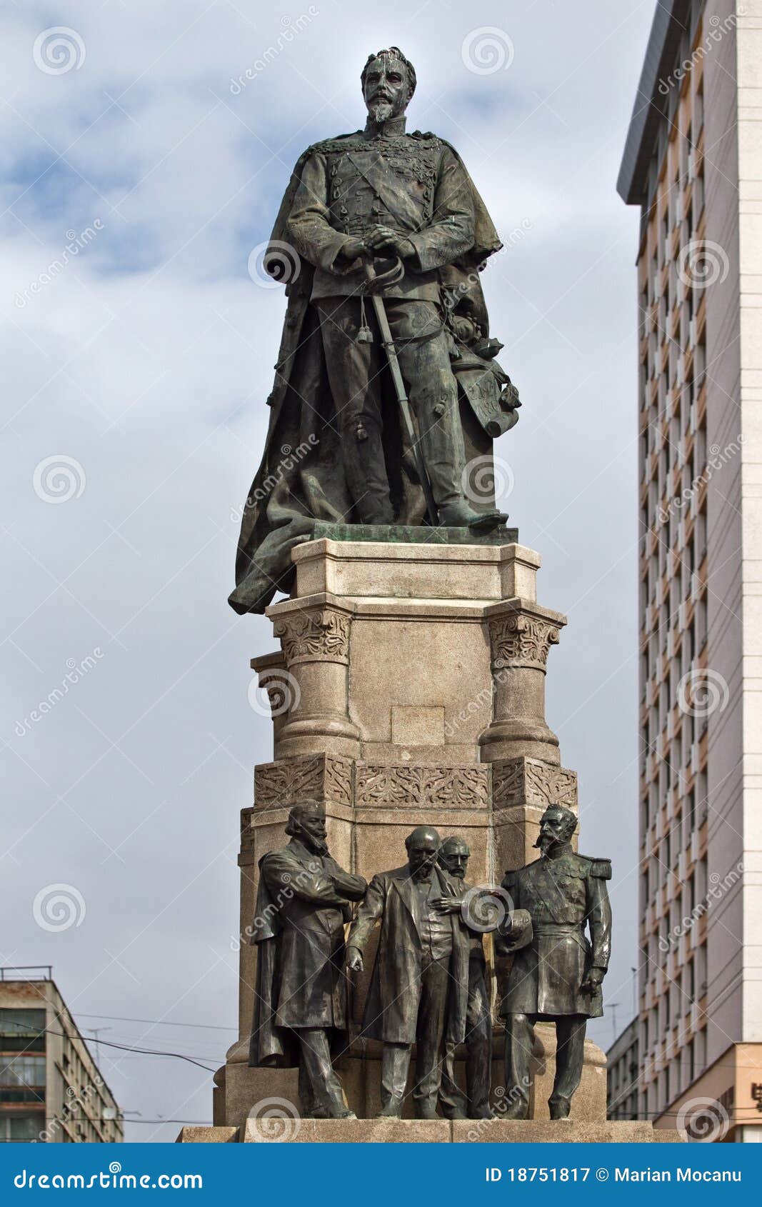 Alexandru Ioan Cuza statue stock image. Image of union - 18751817