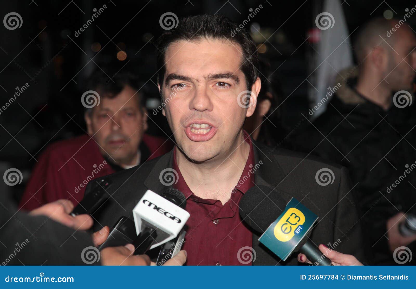 Alexis Tsipras editorial stock image. Image of meeting - 25697784