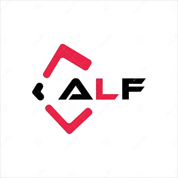 ALF Creative Minimalist Letter Logo. ALF Unique Vector Initials ...