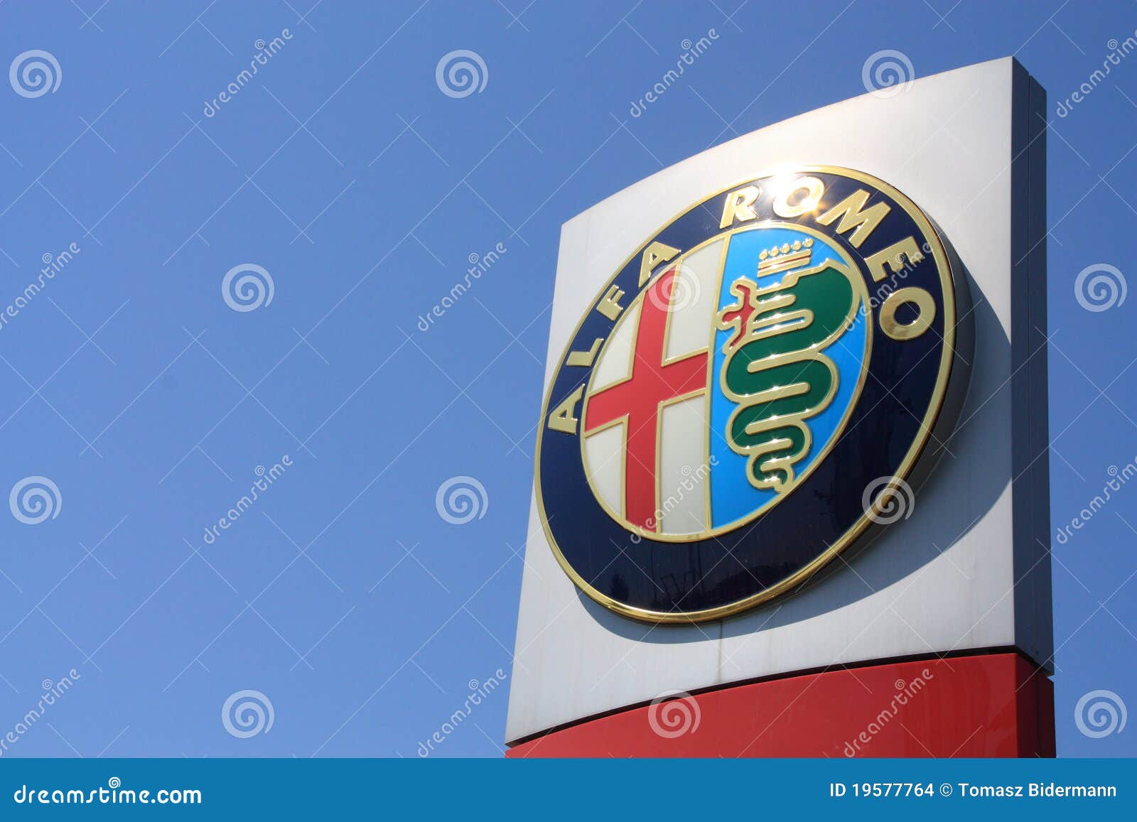 Alfa Romeo editorial stock image. Image of sign, alfa - 19577764