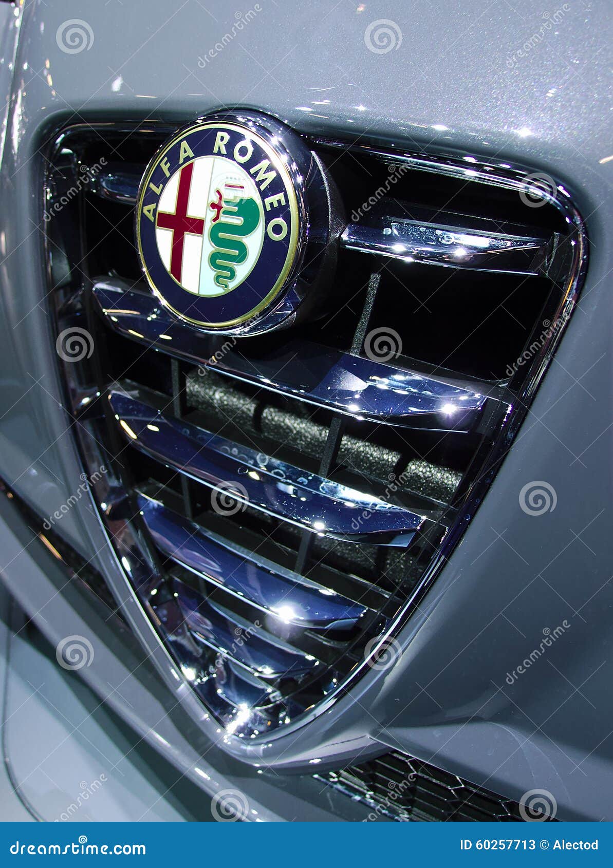 Alfa Romeo badge editorial stock photo. Image of badge - 60257713
