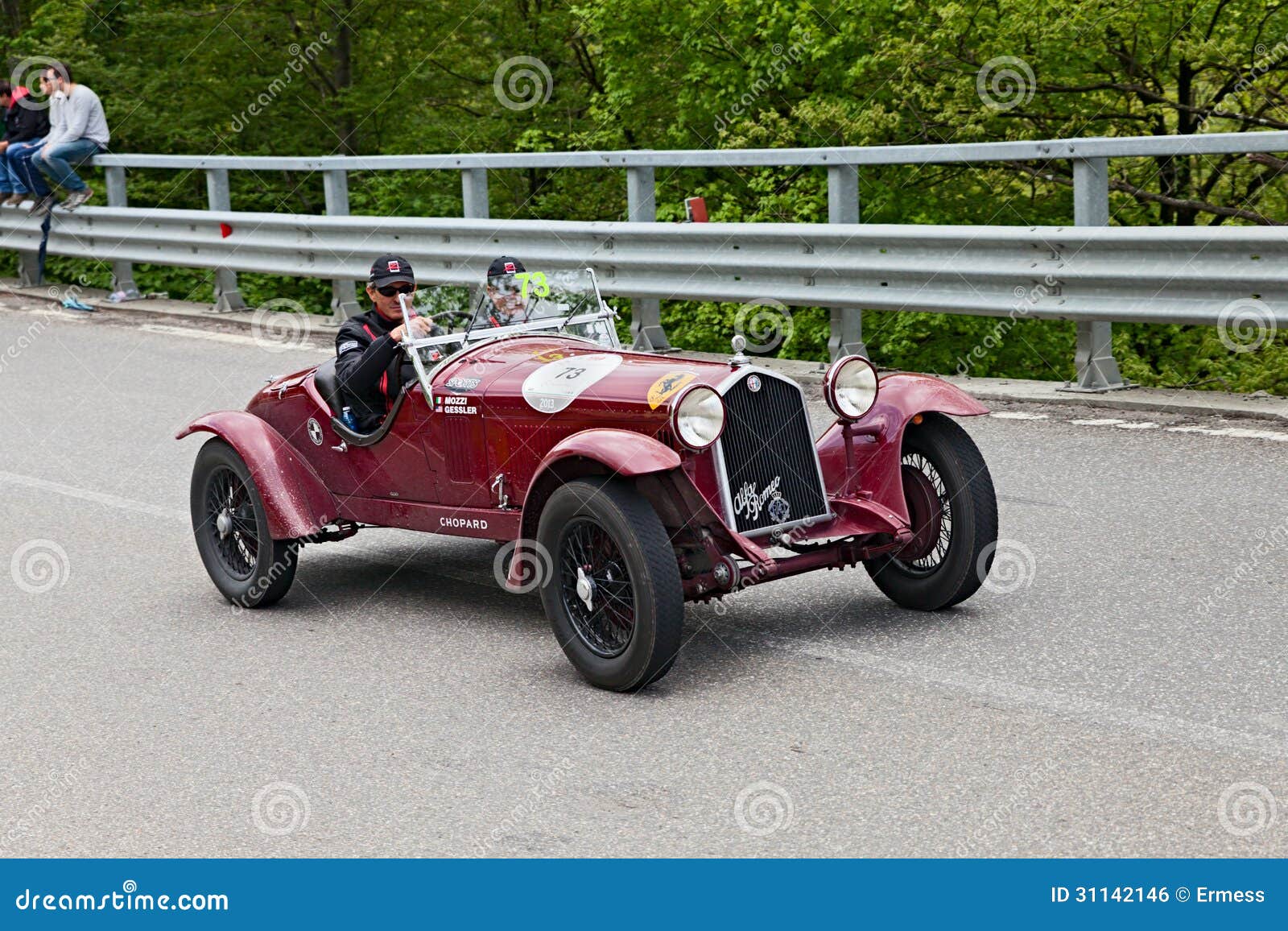 Alfa Romeo 6C 1500 W Mille Miglia 2013 Zdjęcie Editorial - Obraz ...