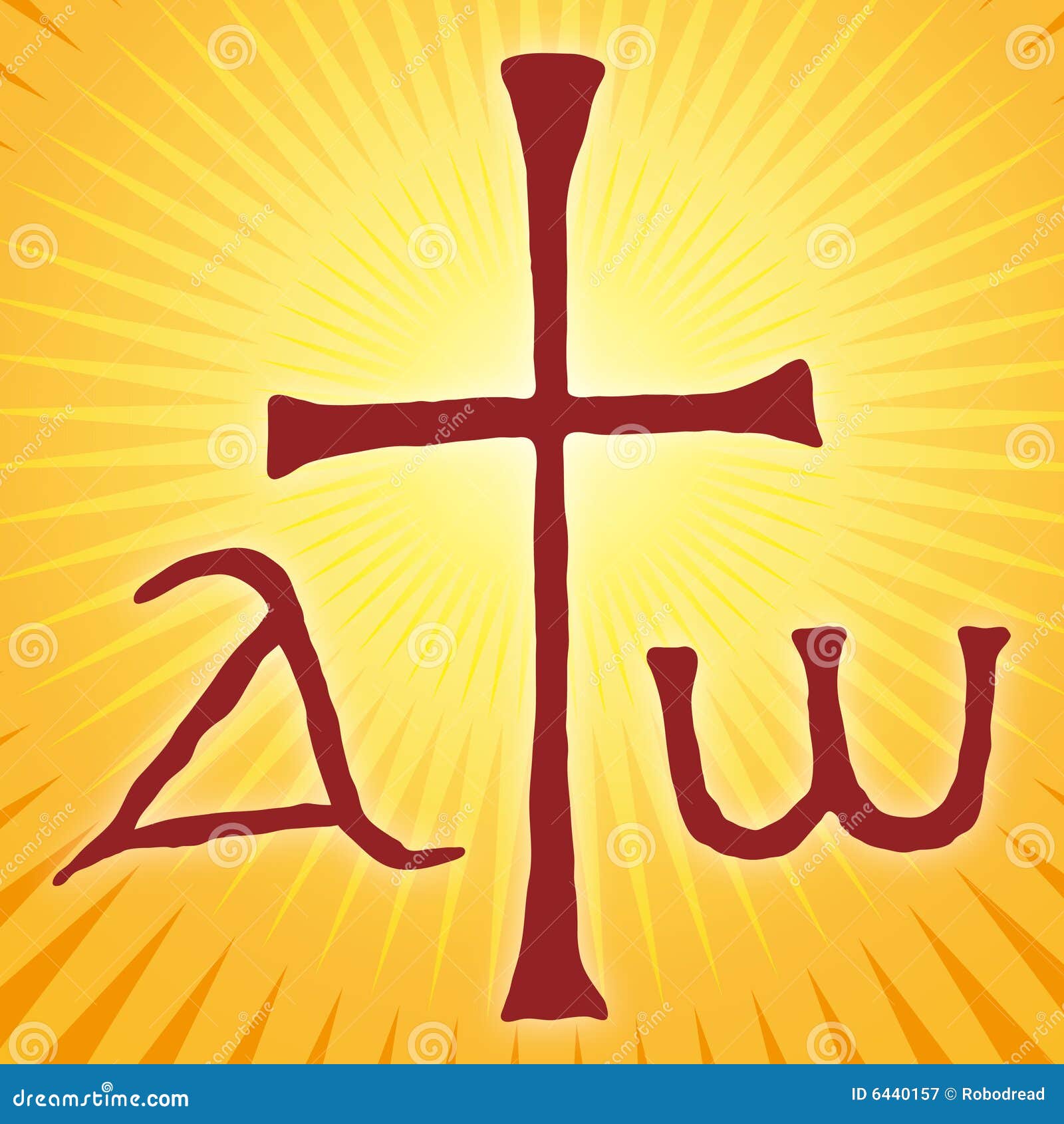 Alfa y Omega (vector) ilustración del vector. Ilustración de pintado ...