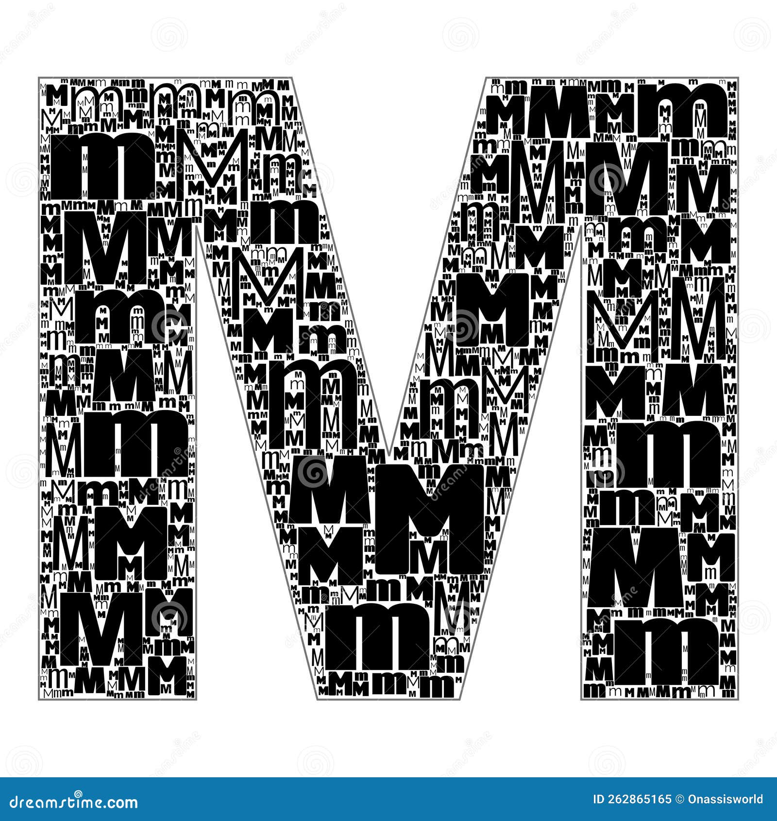 Alfabet Letters A-Z Text Illustration Background. Full Resolution ...