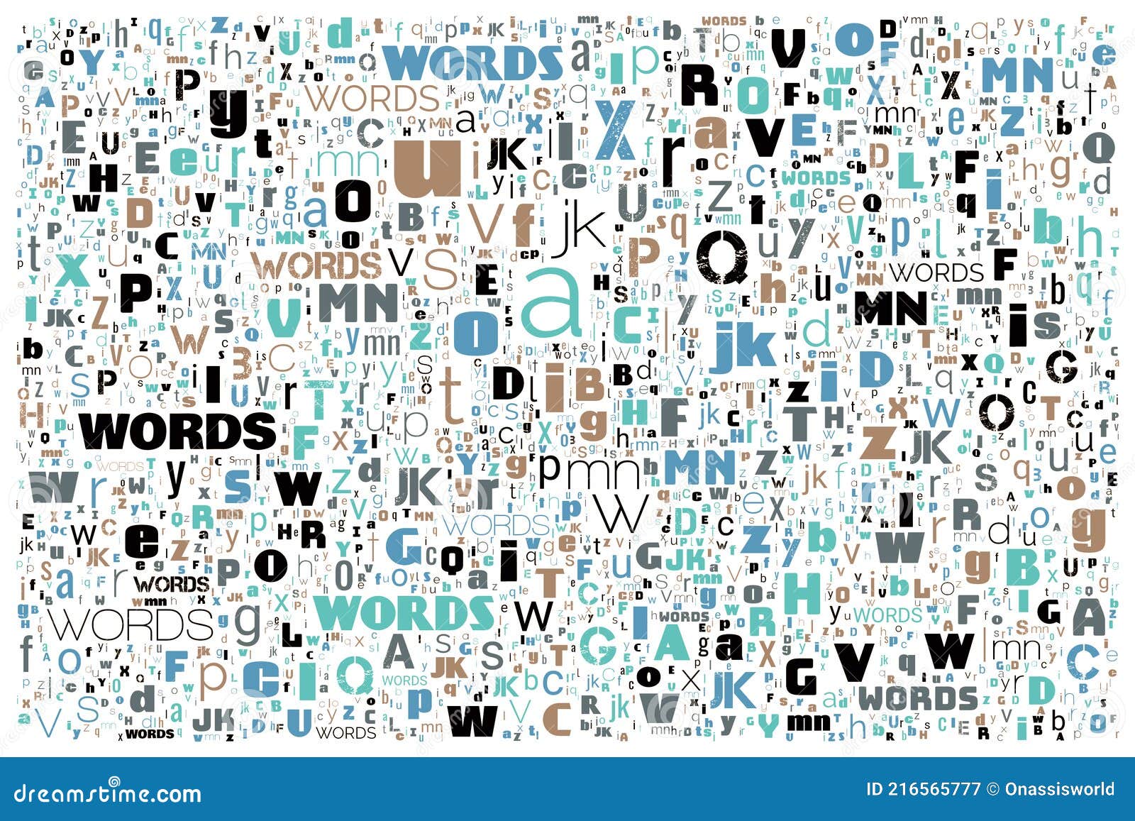 Alfabet Words Abstract White Background Royalty-Free Stock Photography ...