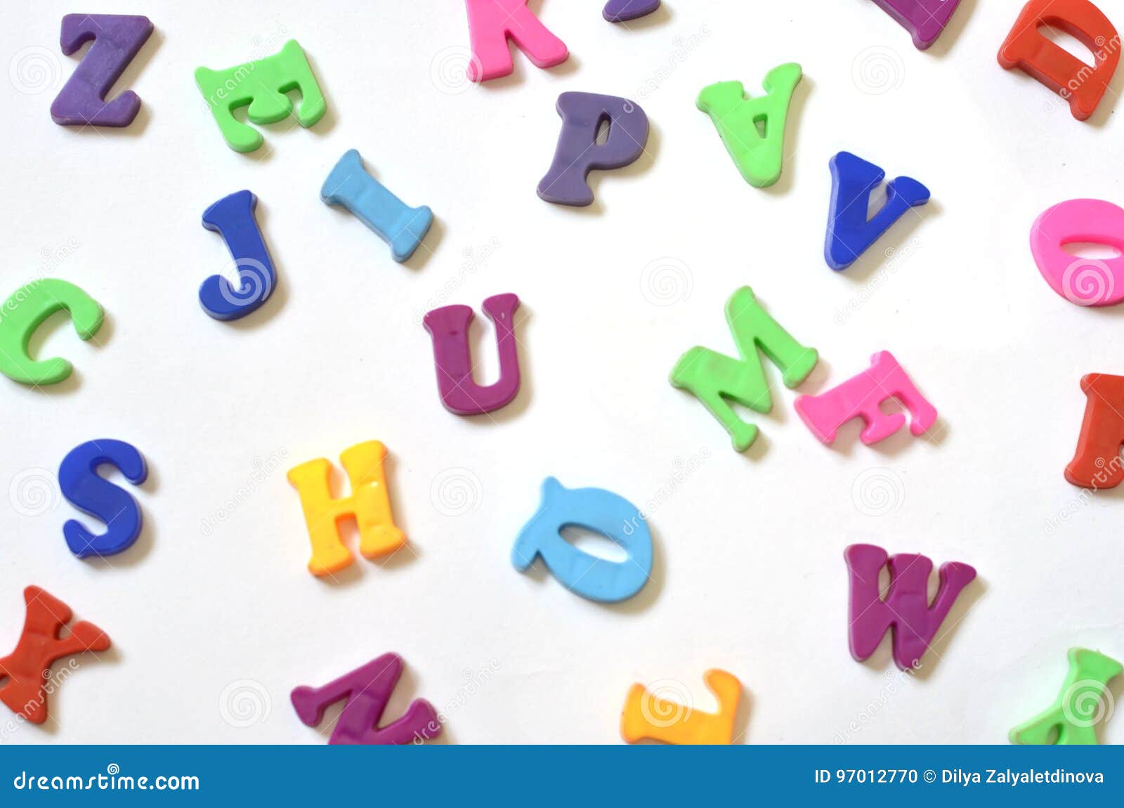 Alfabeto ABC del color foto de archivo. Imagen de fuente - 97012770