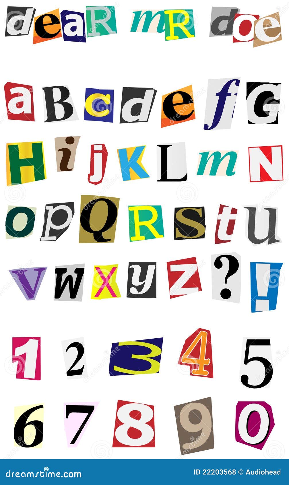 Alfabeto anónimo ilustração do vetor. Ilustração de papel - 22203568