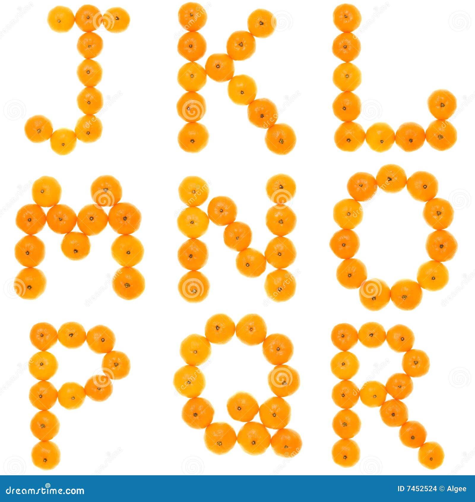 Alfabeto anaranjado foto de archivo. Imagen de anaranjado - 7452524