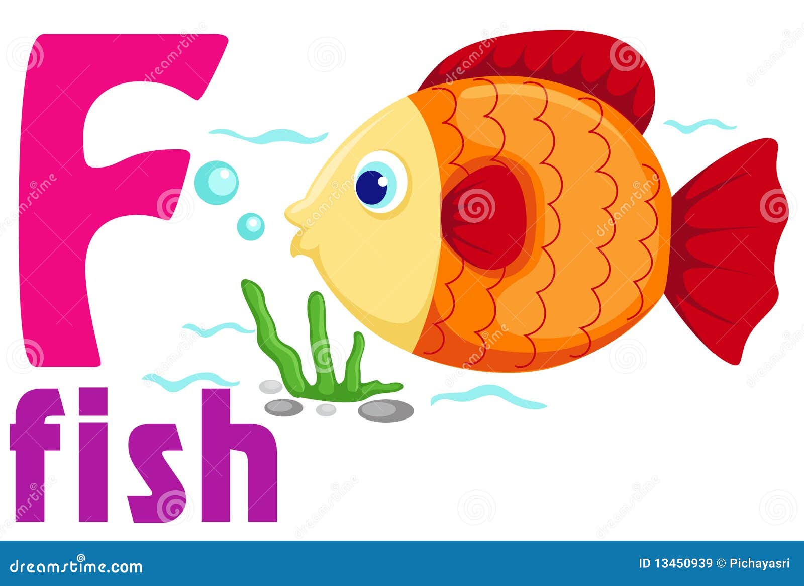 Alfabeto animal F ilustración del vector. Ilustración de cabrito - 13450939