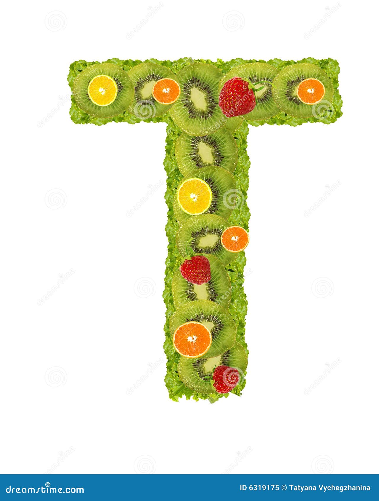 Alfabeto da fruta - T ilustração stock. Ilustração de fruta - 6319175