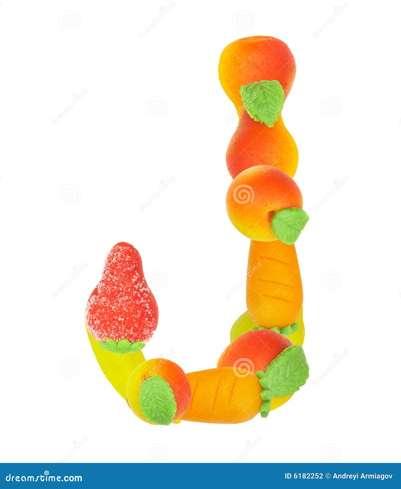 Alfabeto Da Frutta, La Lettera J Fotografia Stock - Immagine di ...