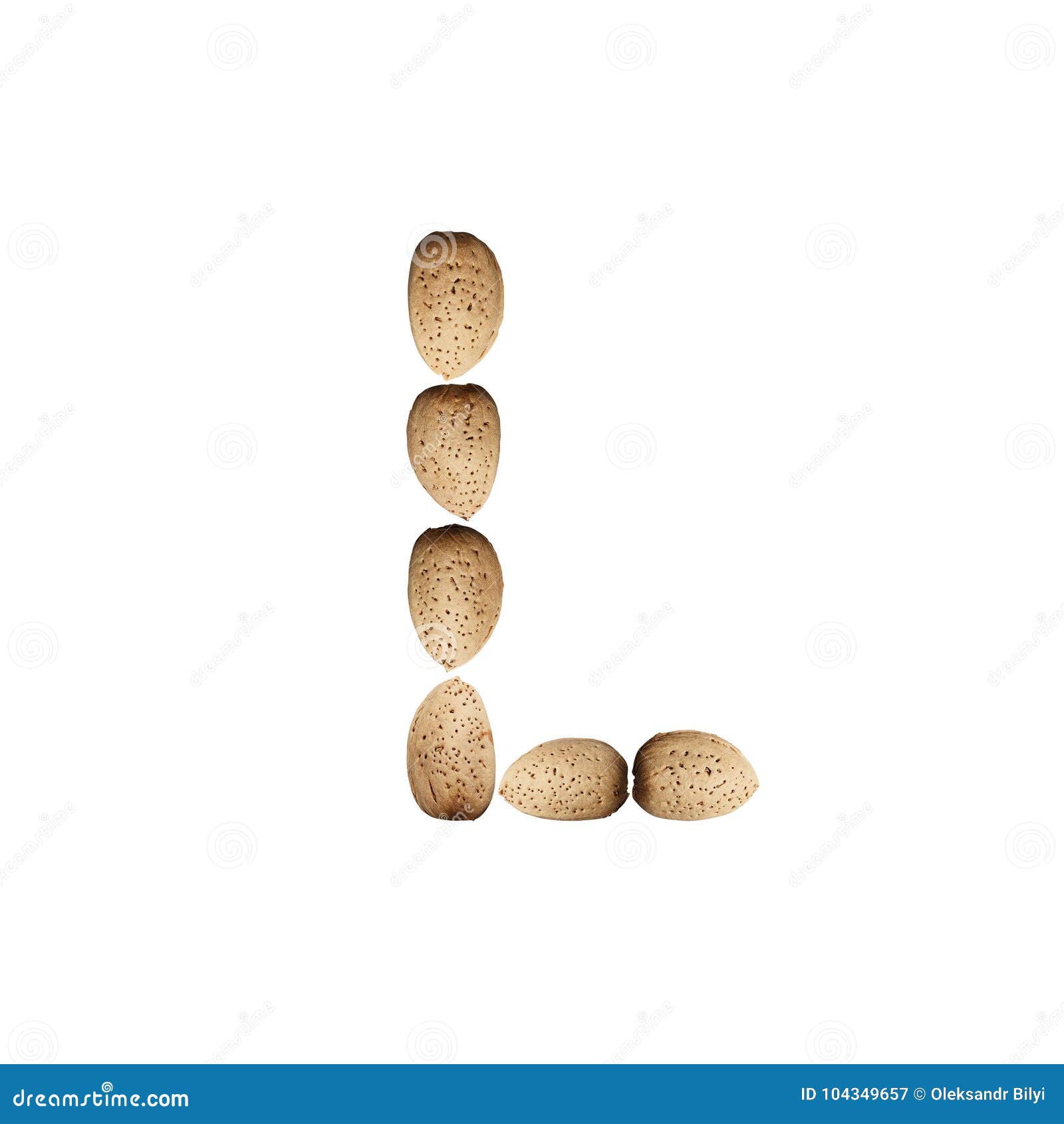 Alfabeto, Alfabeto De La Almendra Imagen de archivo - Imagen de ...