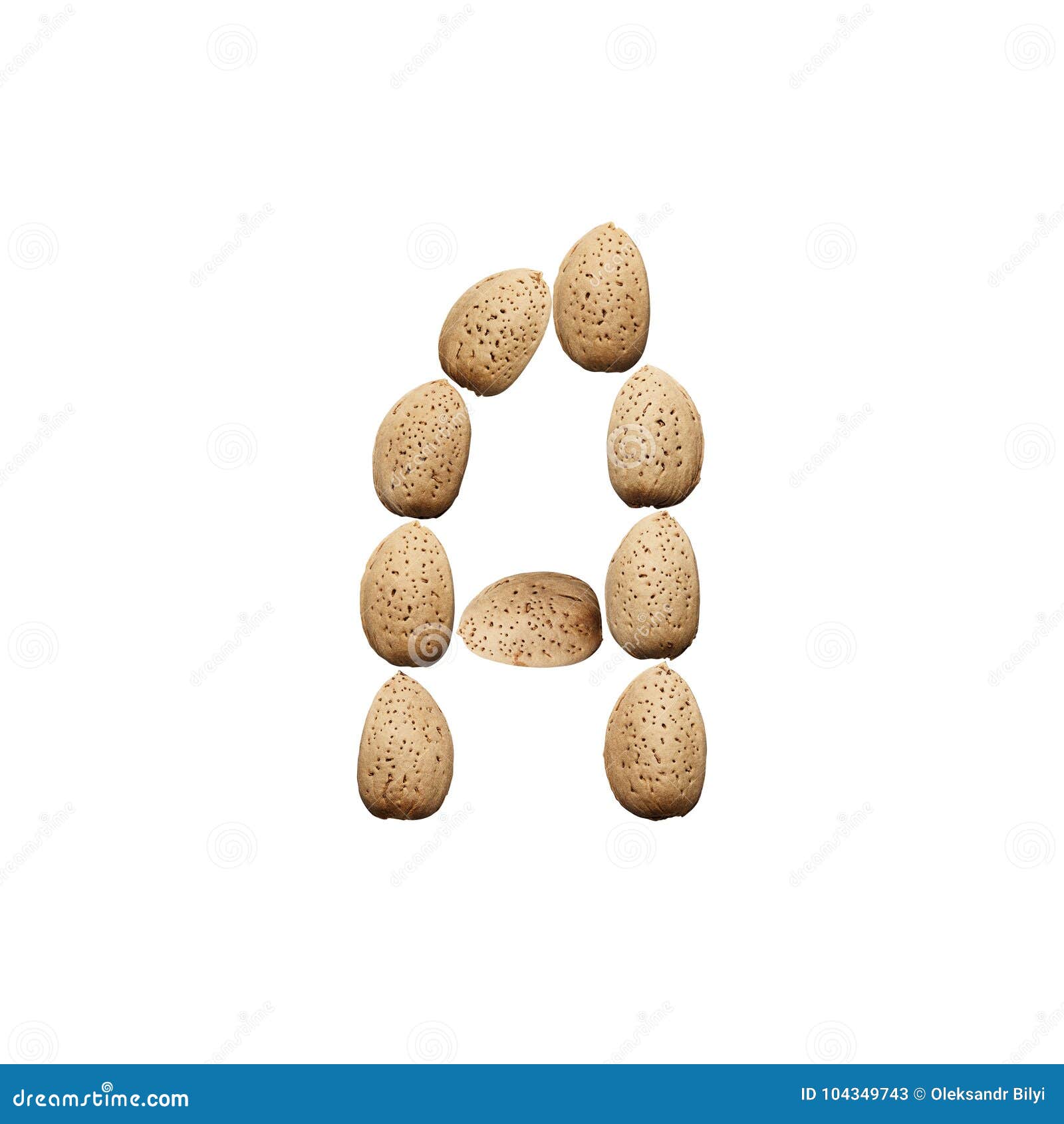 Alfabeto, Alfabeto De La Almendra Imagen de archivo - Imagen de ...