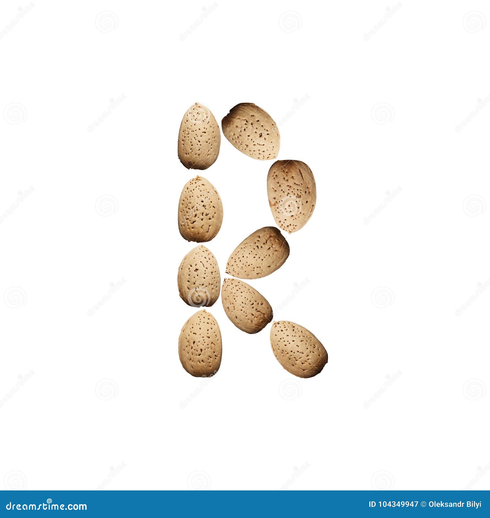Alfabeto, Alfabeto De La Almendra Imagen de archivo - Imagen de objeto ...