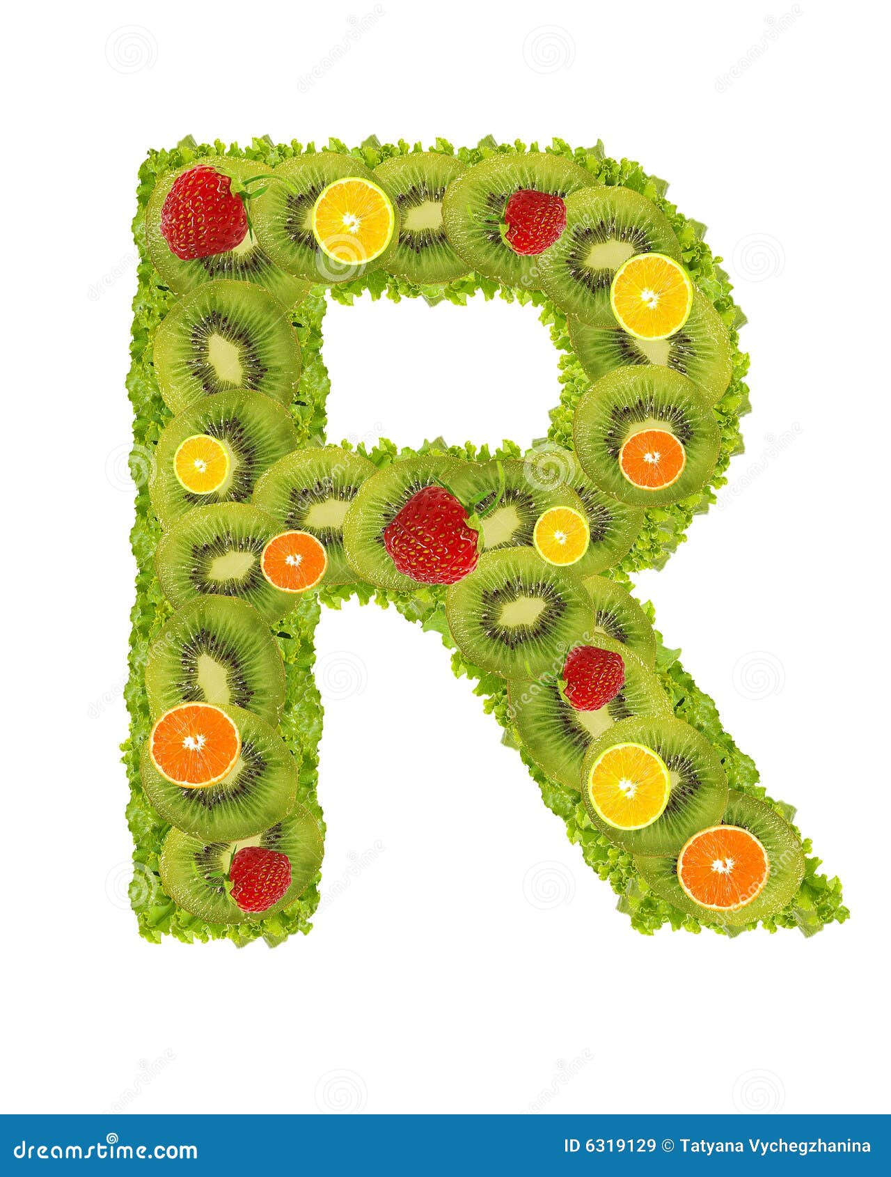 Alfabeto de la fruta - R stock de ilustración. Ilustración de colorido ...