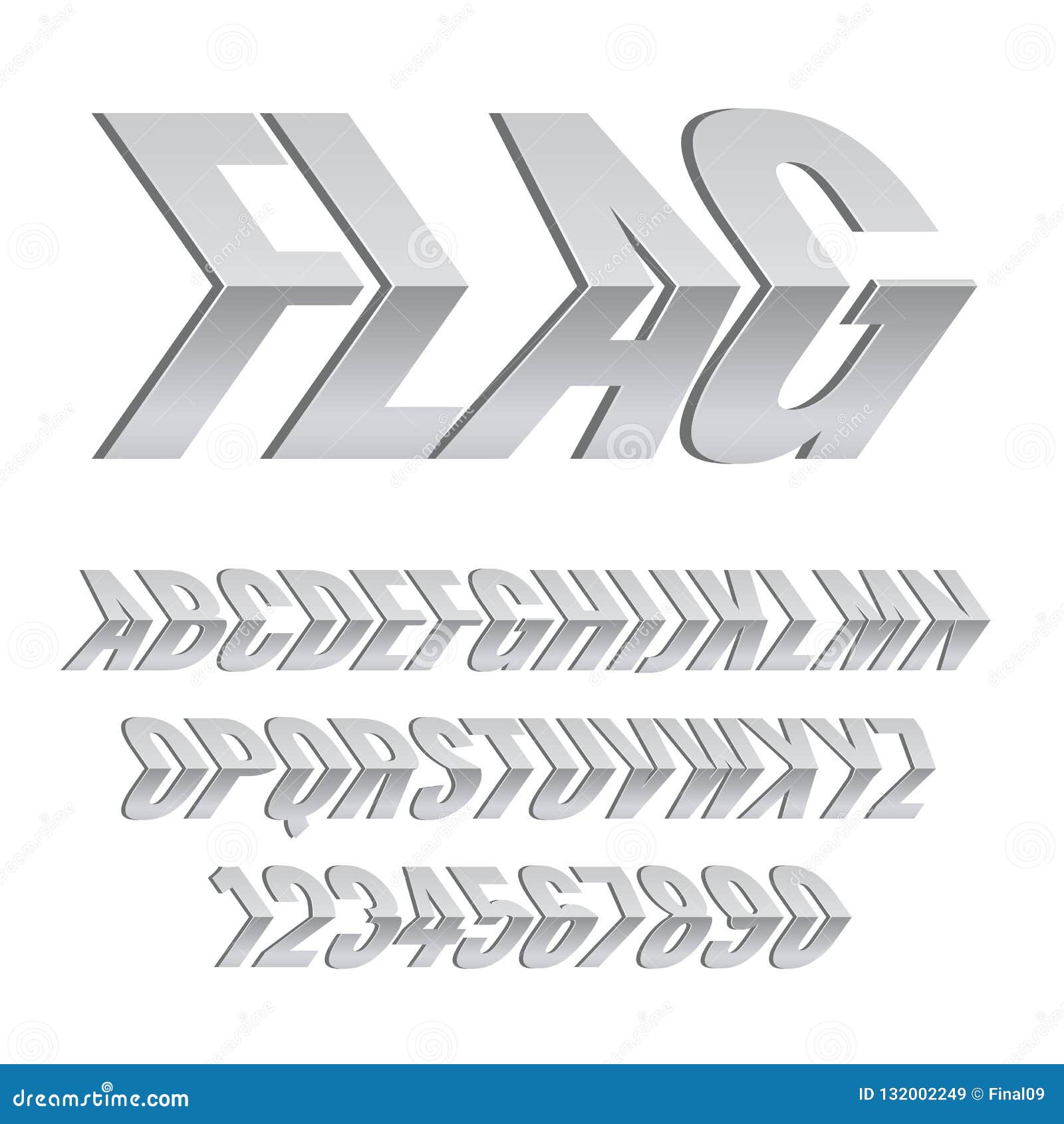 Alfabeto De Plata Del Vector Ilustración del Vector - Ilustración de ...