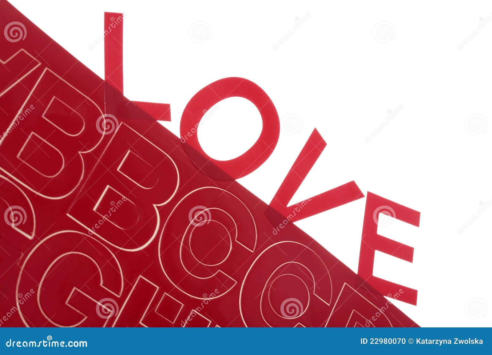 Alfabeto del amor foto de archivo. Imagen de rojo, palabra - 22980070
