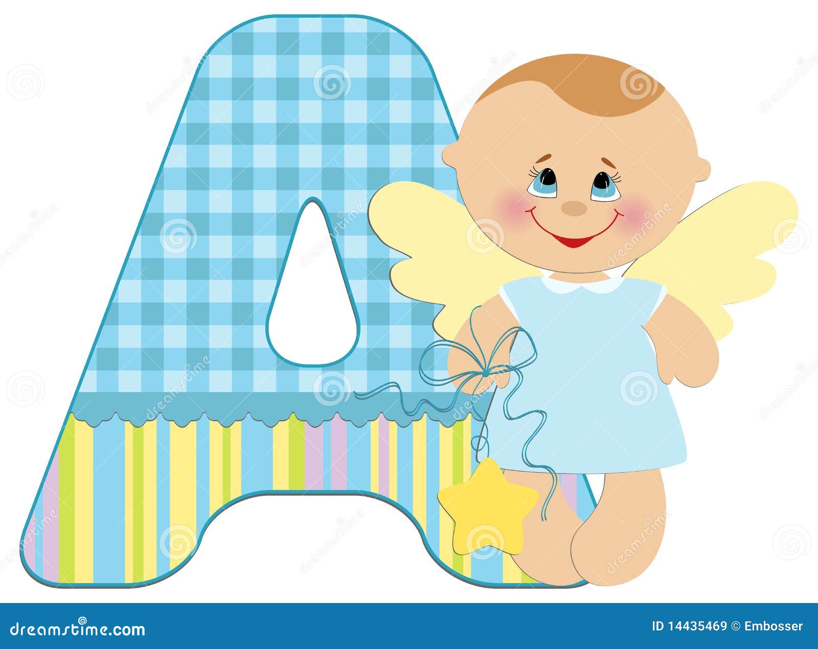 Alfabeto del bebé ilustración del vector. Ilustración de carta - 14435469