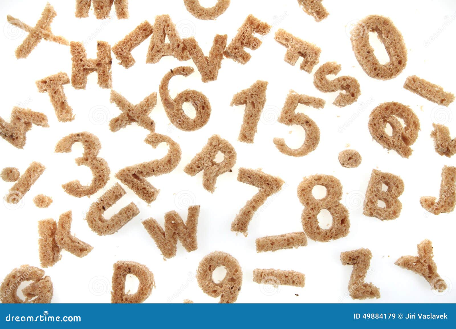 Alfabeto del pan imagen de archivo. Imagen de conjunto - 49884179