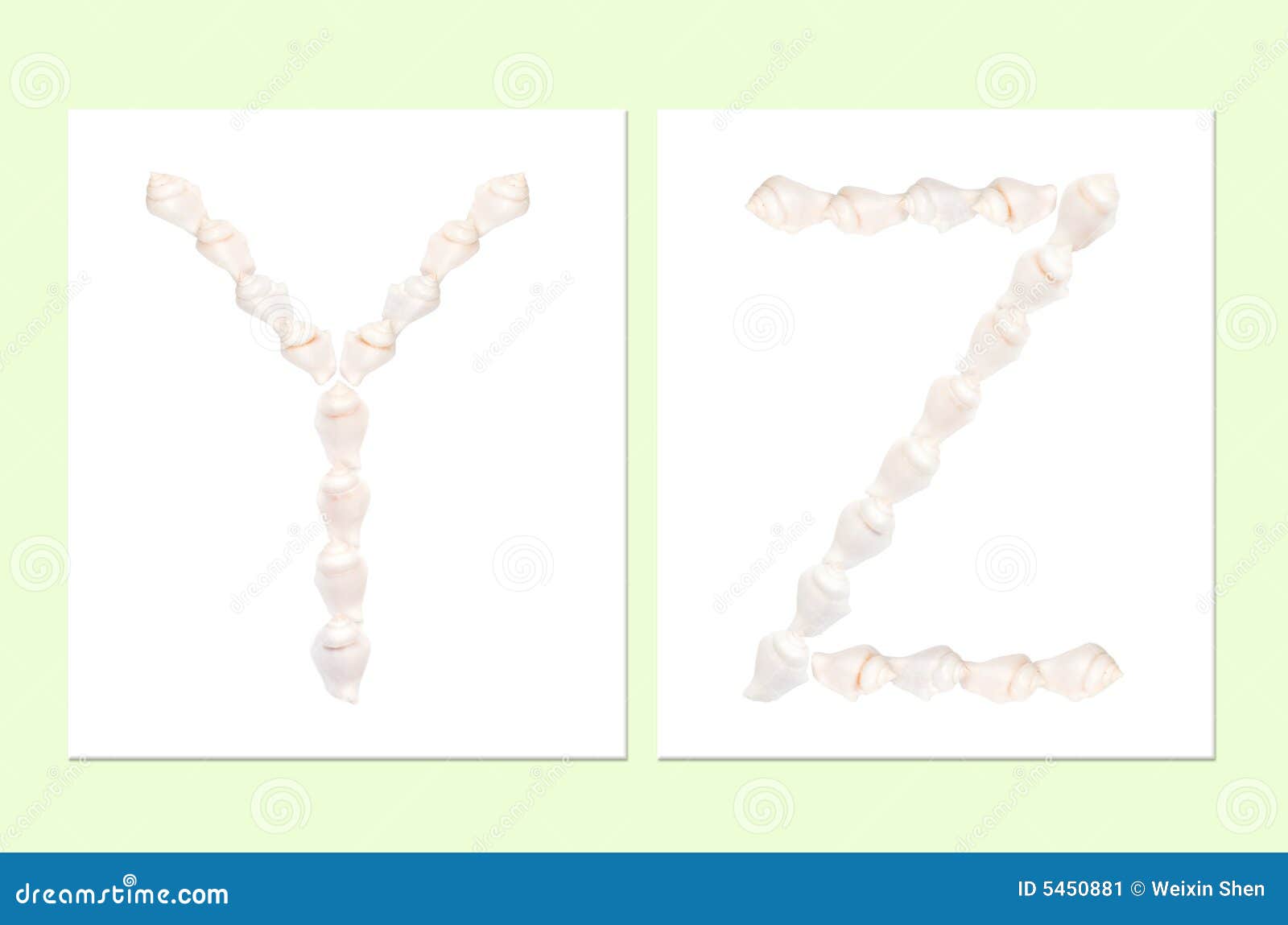 Alfabeto De La Concha Marina Imagen de archivo - Imagen de fuente ...