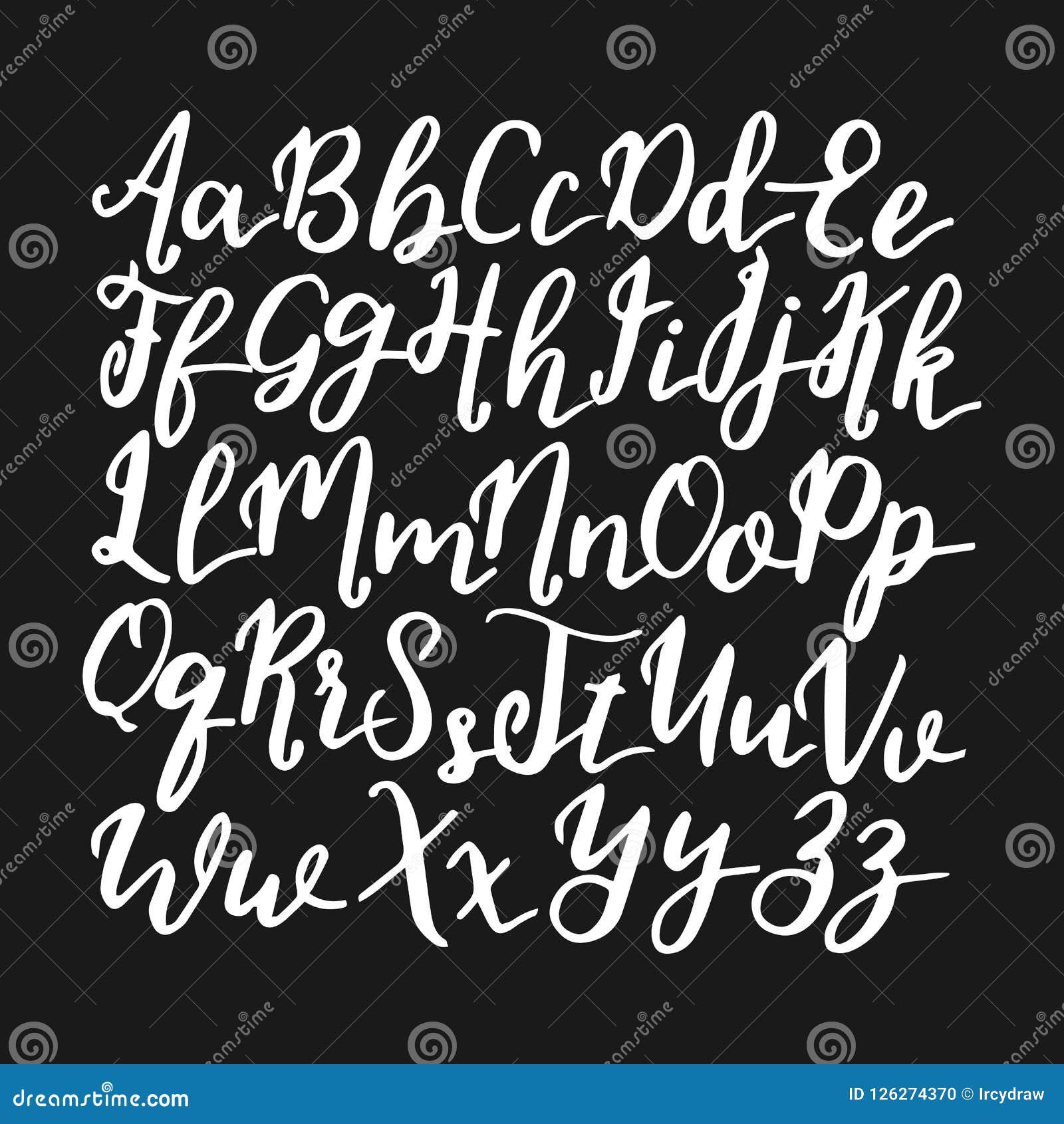 Alfabeto Dibujado Mano Del Vector Letras De Brushpen Letras Del Vintage ... Alfabeto Dibujado Mano Del Vector Letras De Brushpen Letras Del Vintage ...