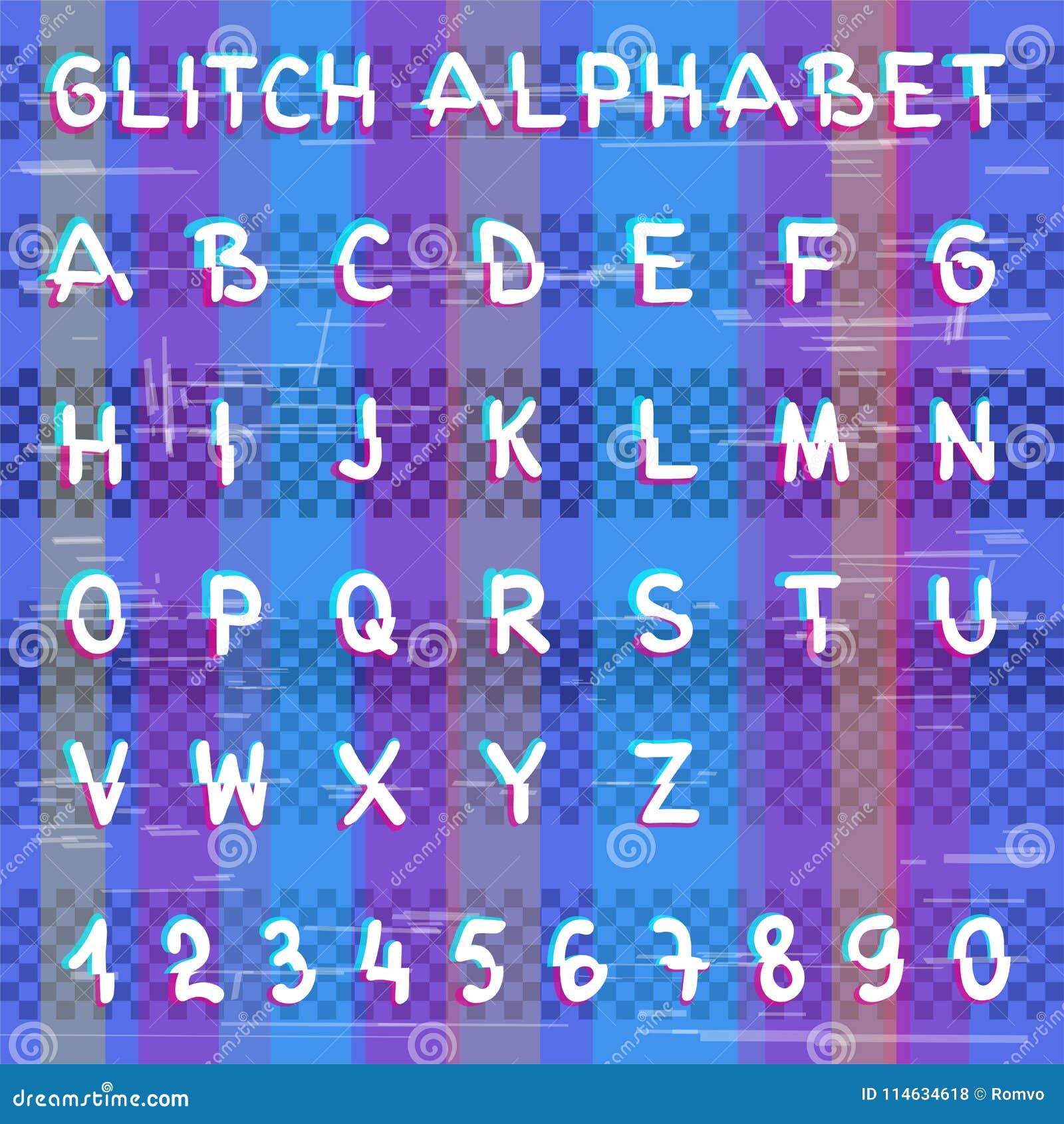 Alfabeto Do Hacker Do Pulso Aleatório Ilustração do Vetor - Ilustração ...