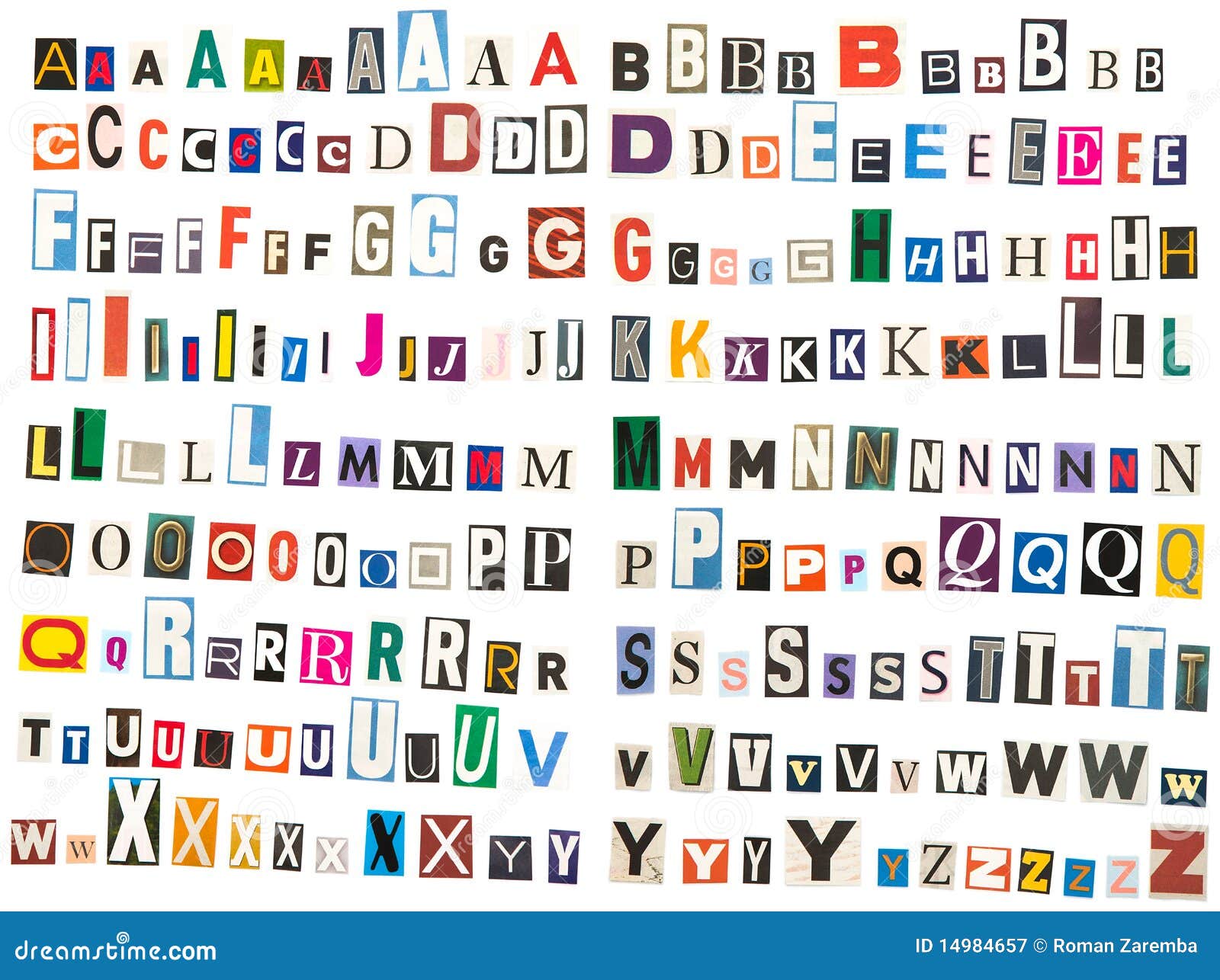 Alfabeto Do Jornal - Upper-case Imagem de Stock - Imagem de projeto ...