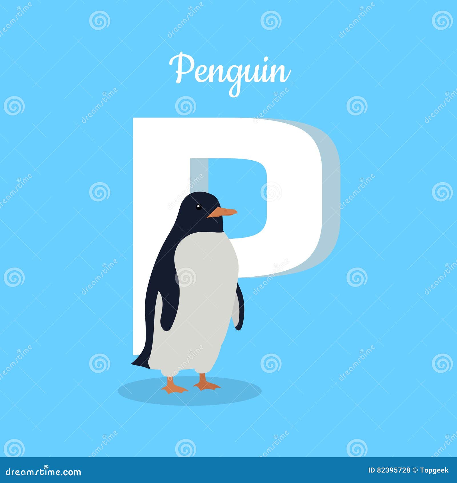 Alfabeto Dos Animais Letra - P Ilustração do Vetor - Ilustração de ...