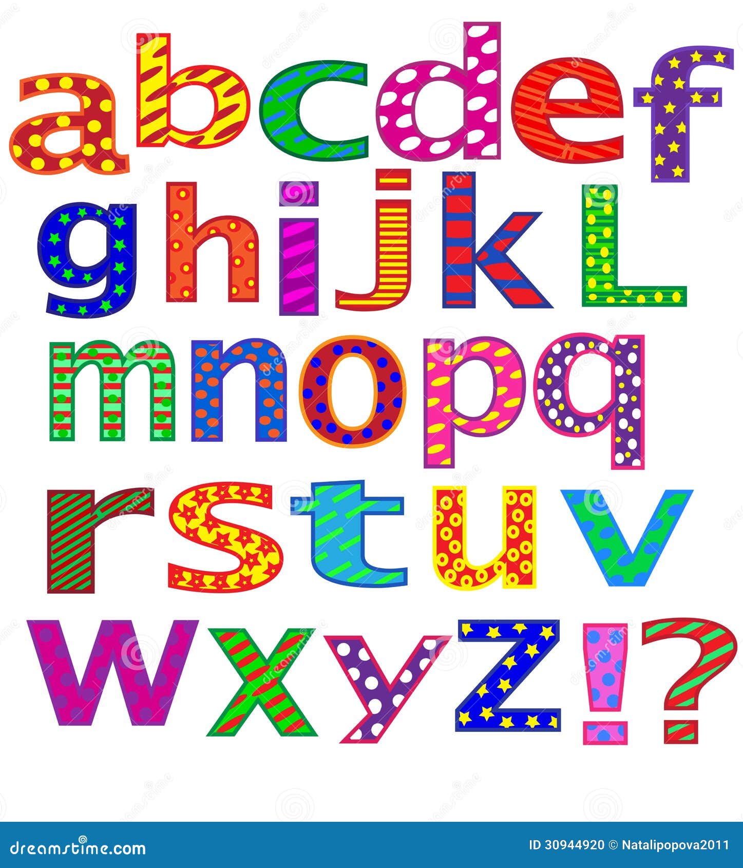 Alfabeto inglés. Letras. stock de ilustración. Ilustración de libro ...